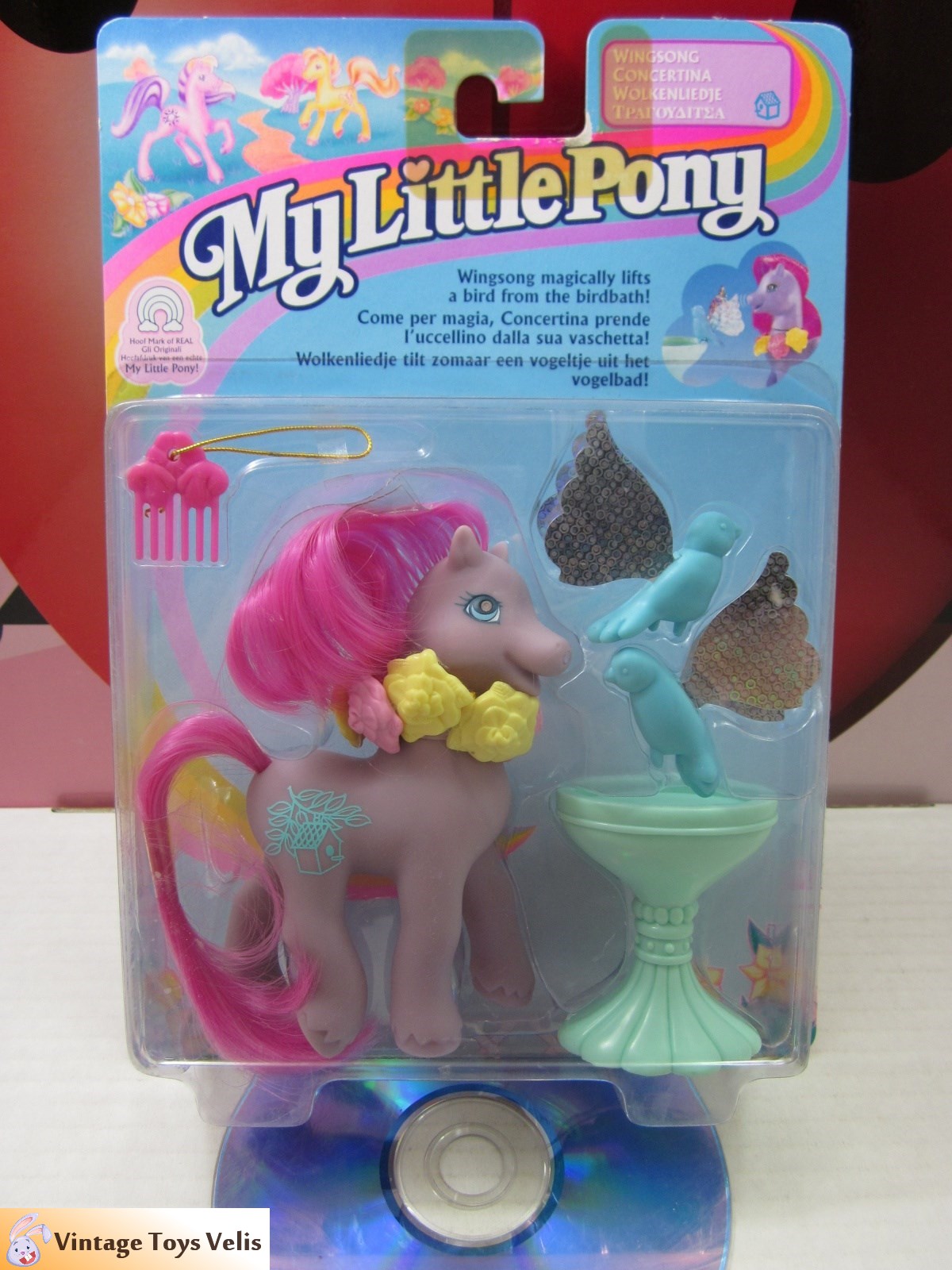 MLP G2 My Little Pony WINGSONG 1998 Hasbro GiG Secret Surprise Friends ...